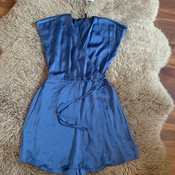Theory | Pants & Jumpsuits | Theory Wrap Silk Romper Pt | Poshmark